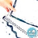 Black and White Watercolor Clipart Borders, Doodle Clip Art Frames for ...