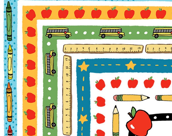 School Borders Clipart. Back to School Borders. School Supplies ...