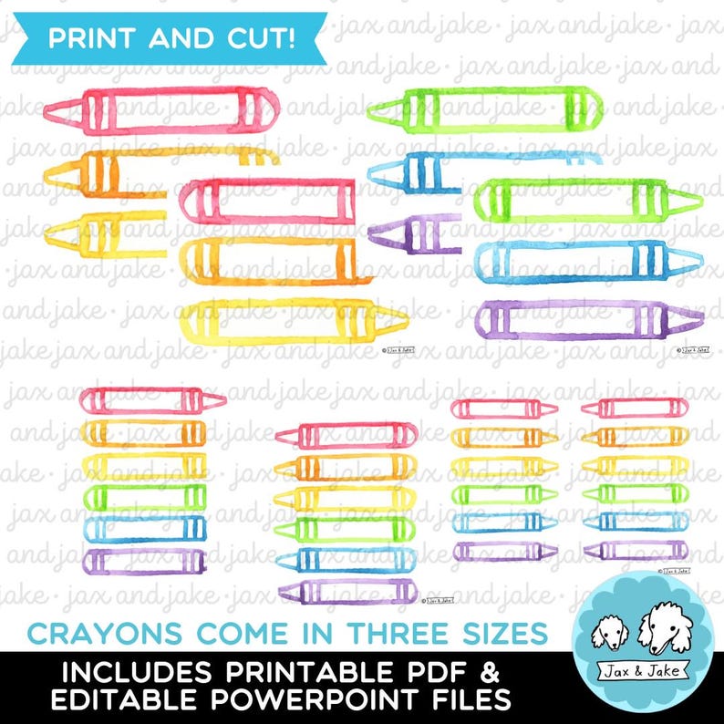 Watercolor Crayon Decor & Editable Labels - Rainbow Classroom Decor ...