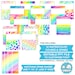 Rainbow Watercolor Editable Binder Covers and Spines, Printable Teacher ...