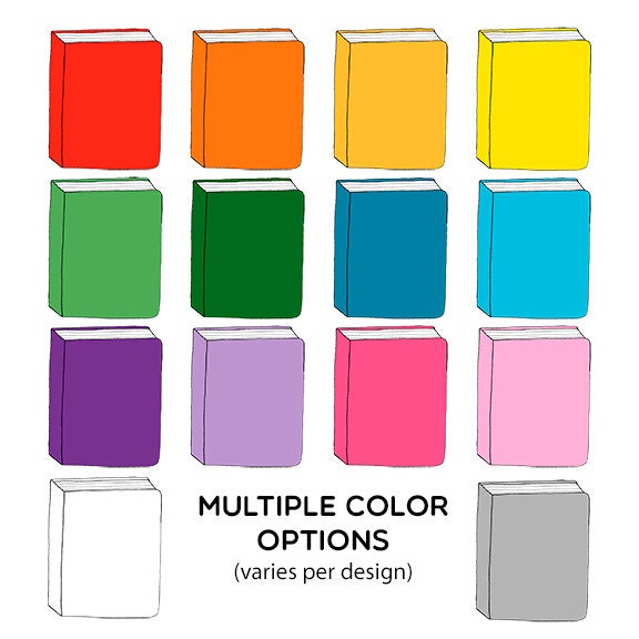 Hand Drawn Open and Closed Books Clipart - School Library Sign, School ...