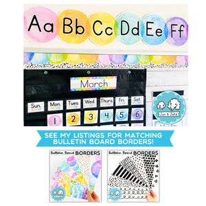 Pastel Rainbow Alphabet Posters, Includes Print and CURSIVE Letters ...