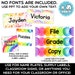 Editable Rainbow Watercolor Student Name Plates, Drawer Labels, Teacher ...