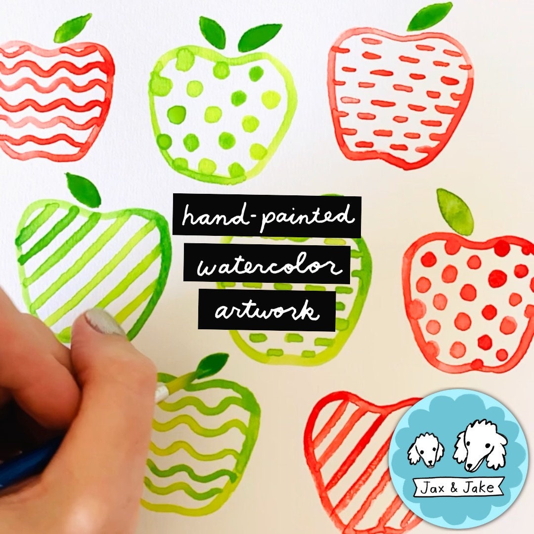 Watercolor School Bulletin Board Borders Crayon, Apple, Bus, Back to ...