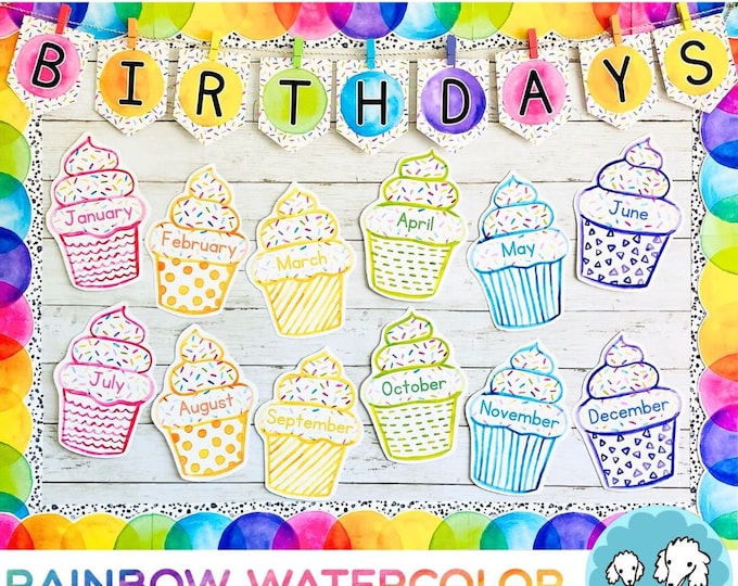 Rainbow Bright Classroom Poster Pack | Rainbowclassroom Decor ...