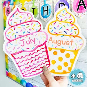 Rainbow Watercolor Classroom Decor Growing Bundle - Etsy