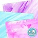Blue, Green, Purple, Pink Watercolor Texture Digital Papers Clipart ...