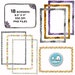 Halloween Watercolor Clipart Borders - October Clip Art, Cute Pumpkin ...