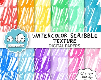 Basic Watercolor Wash Full Page Border Clipart Colorful - Etsy