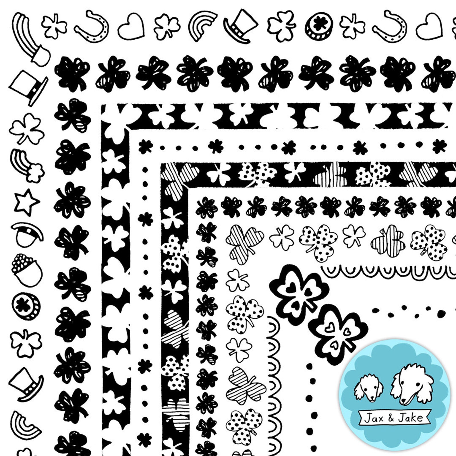 St Patricks Day Clipart Borders, Saint Patricks Day Clip Art Frames ...