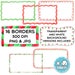 Watercolor Holiday SLIDE Border Clipart, Christmas Google Slides ...