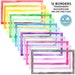 BASIC Watercolor SLIDE Border Clipart, Google Slides Templates ...
