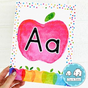 Rainbow Watercolor SCHOOL Classroom Decor Growing Bundle - Etsy