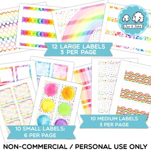 Editable Rainbow Watercolor Student Name Plates, Drawer Labels, Teacher ...