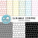 Scribble Stripes Digital Papers / Backgrounds | Scribble Stripe ...