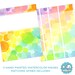 Pastel Rainbow Watercolor Editable Binder Covers and Spines - Etsy