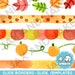 Fall Watercolor SLIDE BORDERS Clipart, November Google Slides Templates ...