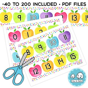 Rainbow Watercolor SCHOOL Classroom Decor Growing Bundle - Etsy