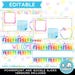 Rainbow Watercolor Back to School Slides Templates for Google Slides ...