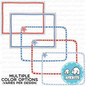 4th of July Clipart Borders - Fourth of July Frames, Fireworks ...