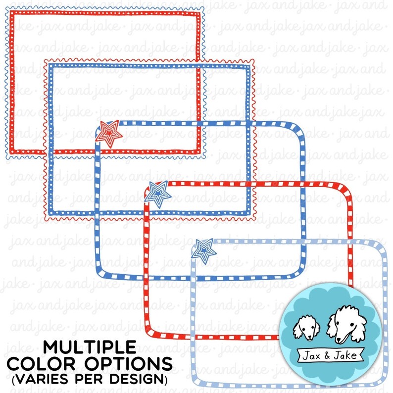 4th of July Clipart Borders - Fourth of July Frames, Fireworks ...