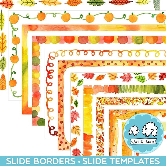 November Clipart Border