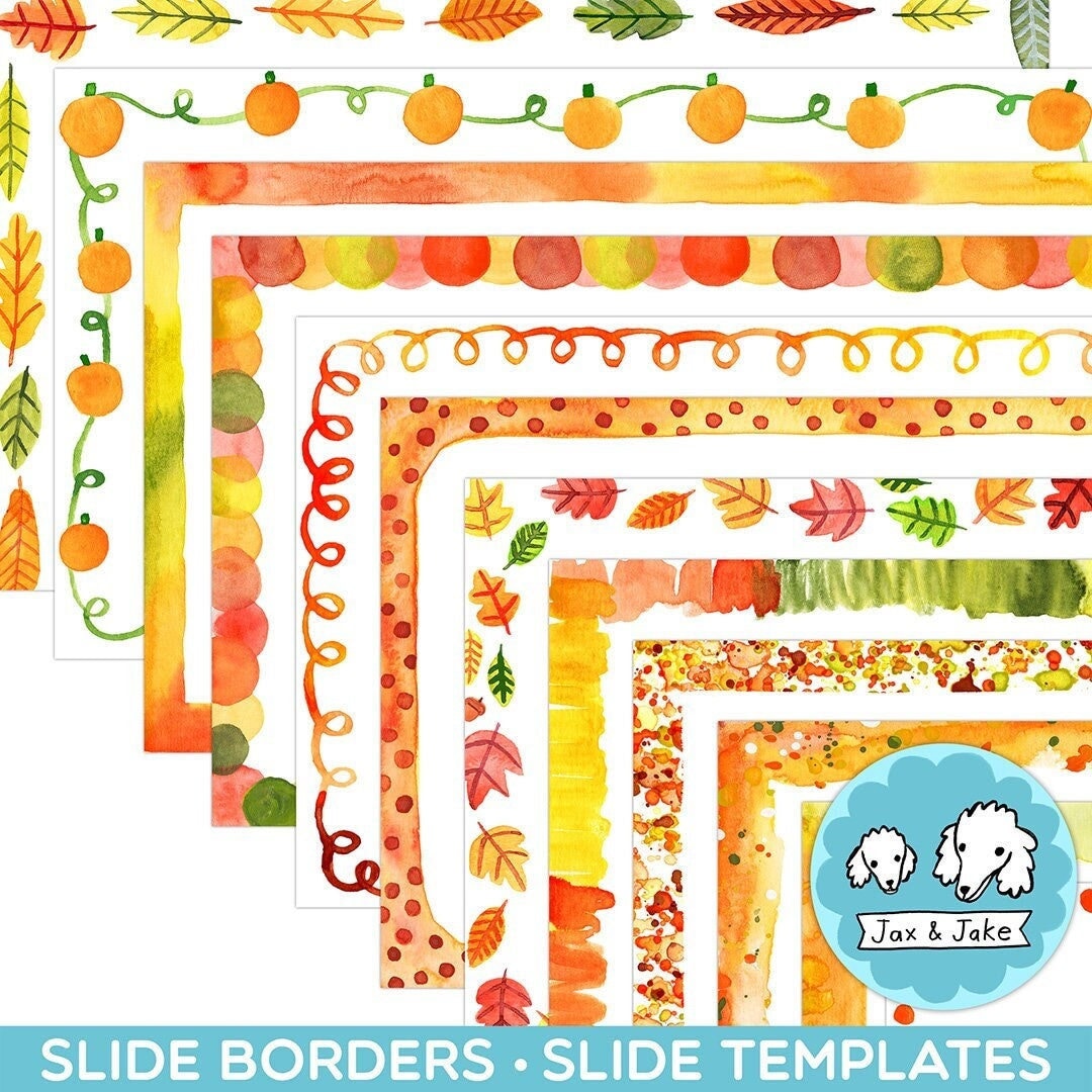 Free Printable Fall Paper Borders