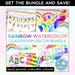 Editable Rainbow Watercolor Student Name Plates, Drawer Labels, Teacher ...