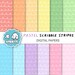 Watercolor Pastel Rainbow Clipart Borders, Spring Clip Art for Easter ...