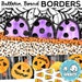 Watercolor Halloween Bulletin Board Borders, Printable Fall Classroom ...