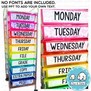 Editable Watercolor Classroom Labels, Student Name Plates, Drawer ...