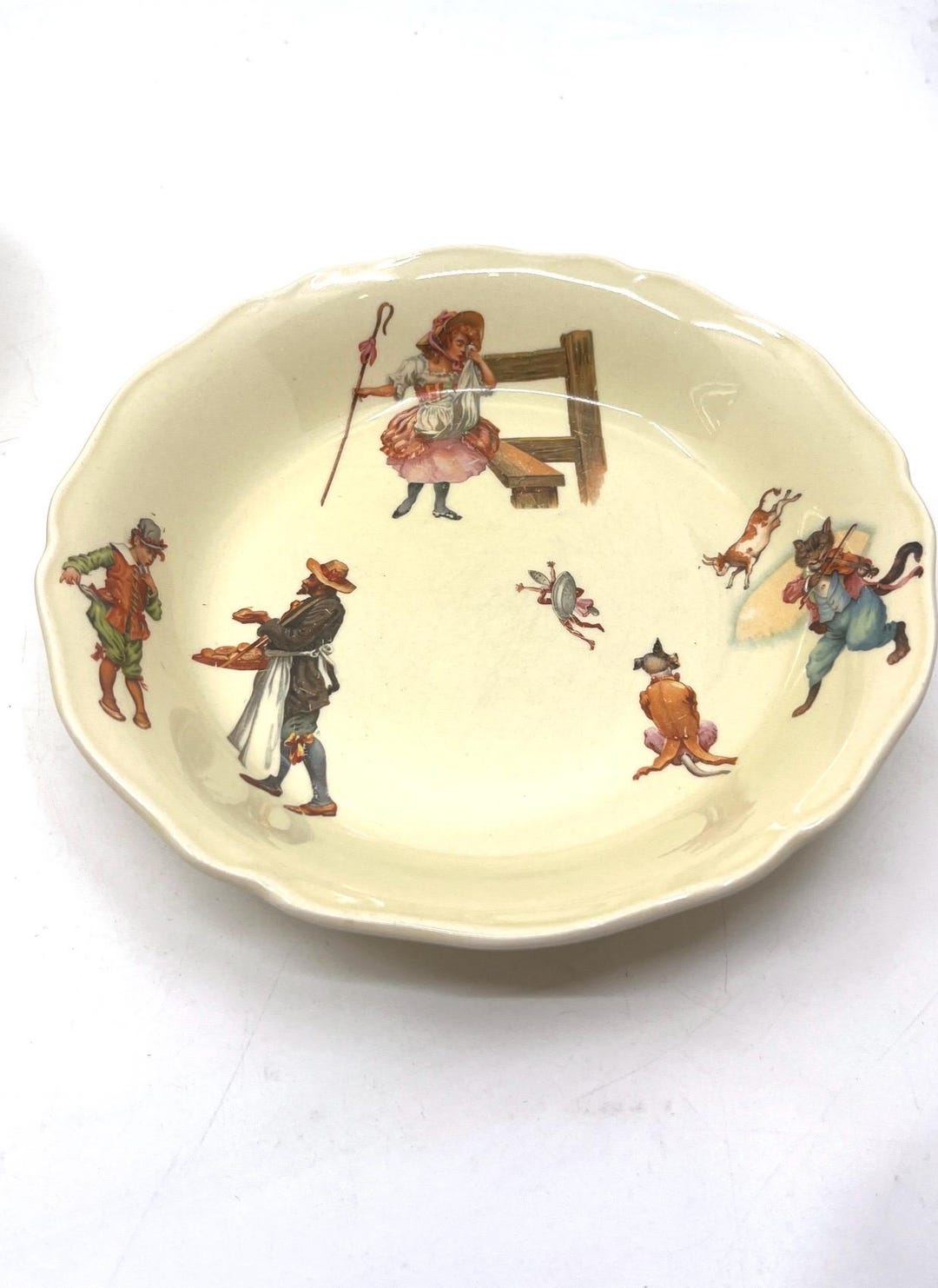 Royal Doulton Nursery Rhyme Shallow Bowl D5187 1930s - Etsy