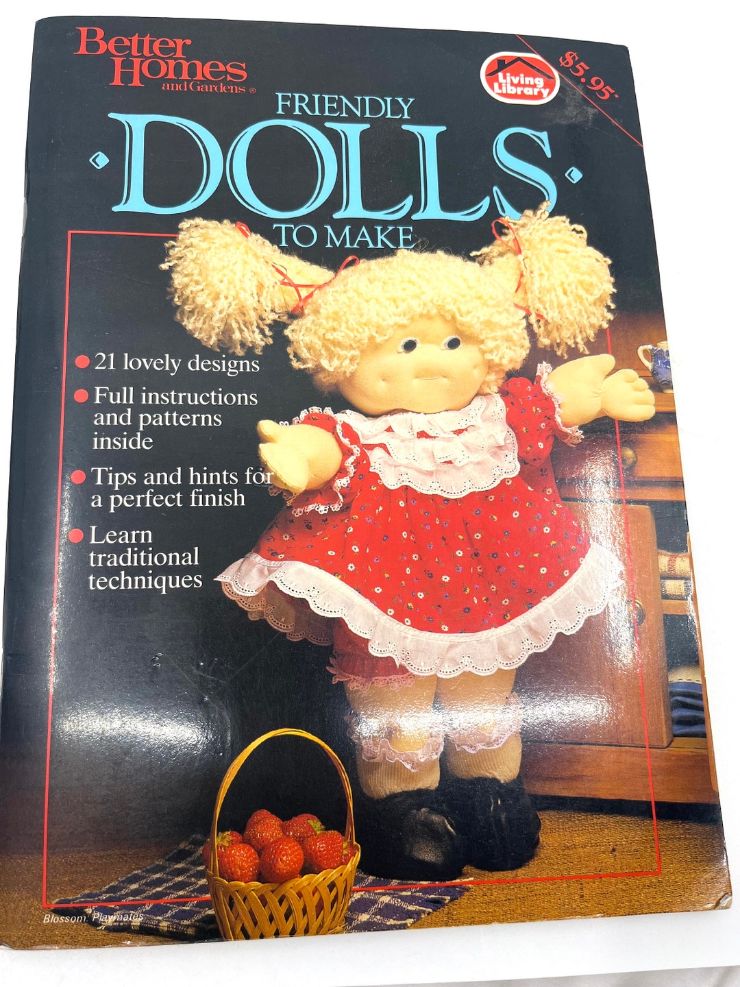 Better Homes and Gardens Friendly Dolls to Make Vintage Doll Pattern ...