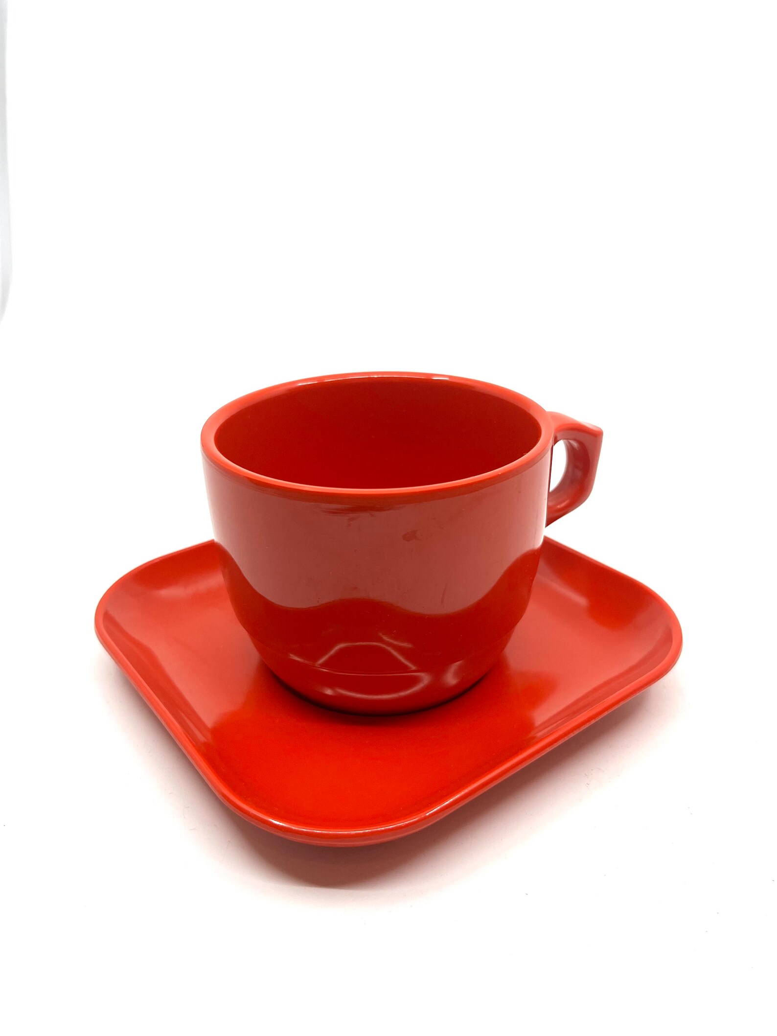 Rosti Mepal Teaset Cup and Saucer Red Melamine MORE AVAILABLE - Etsy