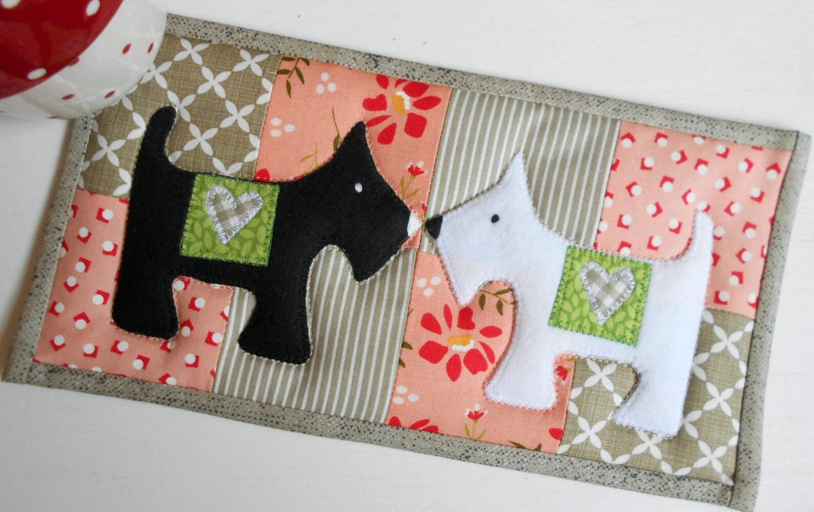 Scottie Dog Mug Rug Pattern | Etsy