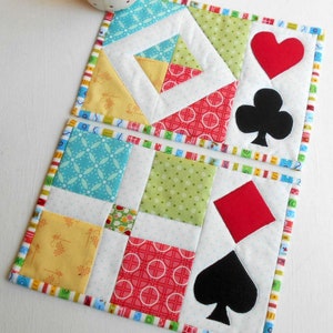 Aces High Mug Rug Pattern - Etsy