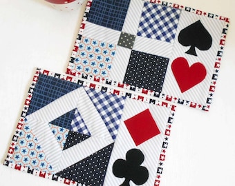 Patchwork Corners Mug Rug Pattern - Etsy