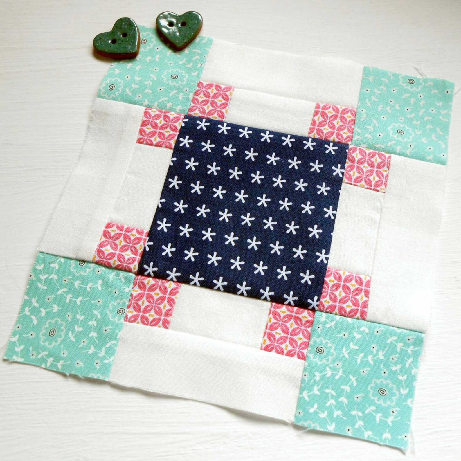 Patchwork Corners Mug Rug Pattern - Etsy