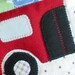 London Bus Skinny Runner and Mug Rug - Etsy