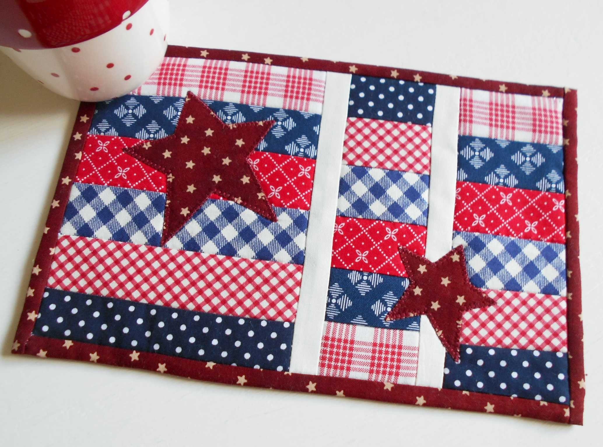 Flip and Quilt Mug Rug Pattern | Etsy