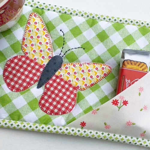 Log Cabin Cross Mug Rug Pattern | Etsy