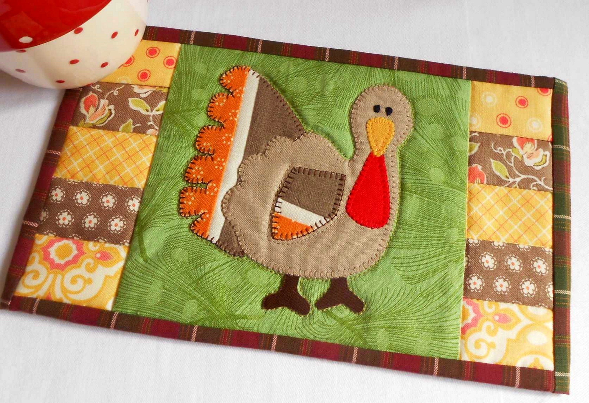 The Patchsmith's Autumn Mug Rug Pattern Pack - Etsy