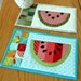 Summer Watermelon Mug Rug Pattern - Etsy