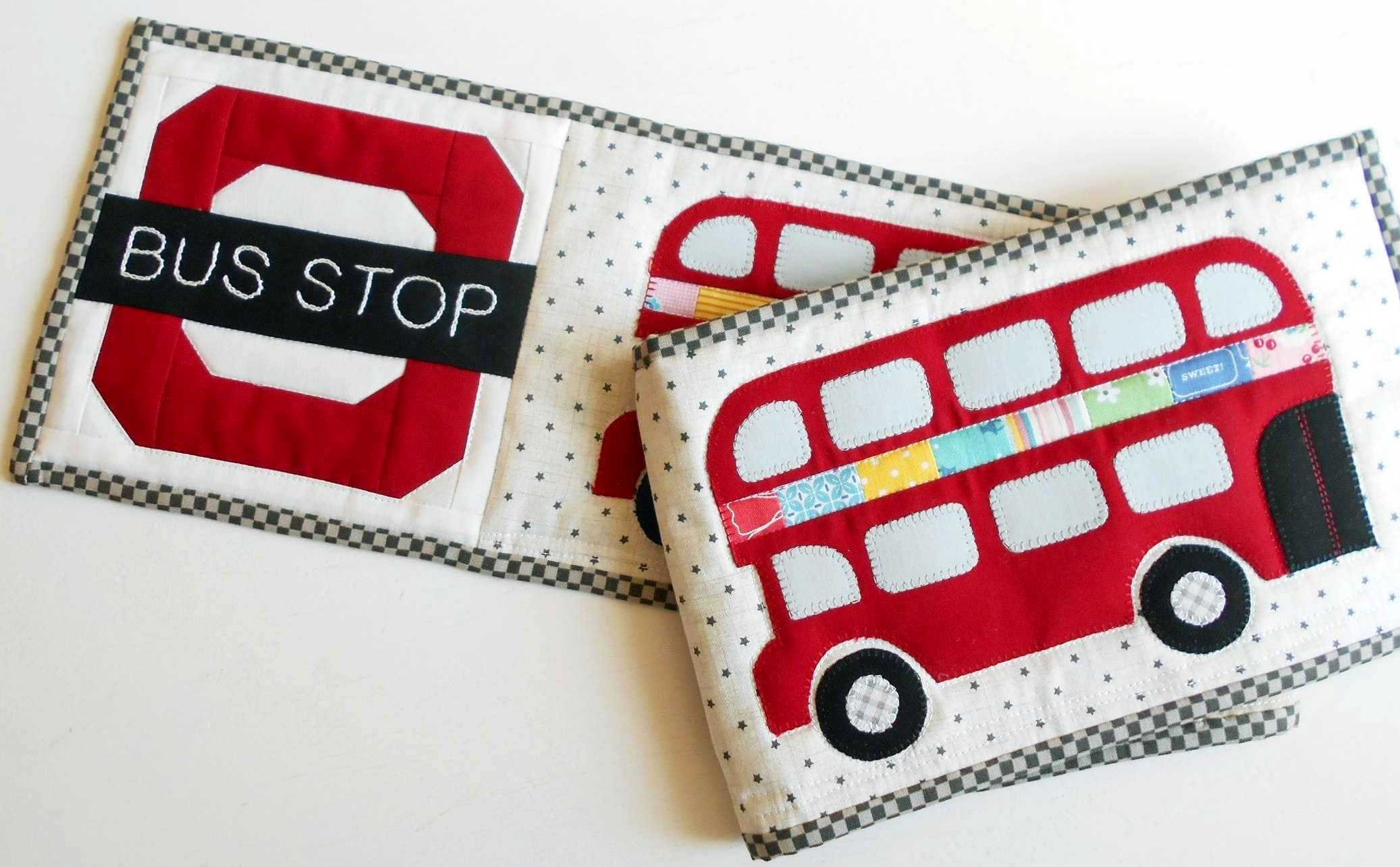 London Bus Skinny Runner and Mug Rug | Etsy