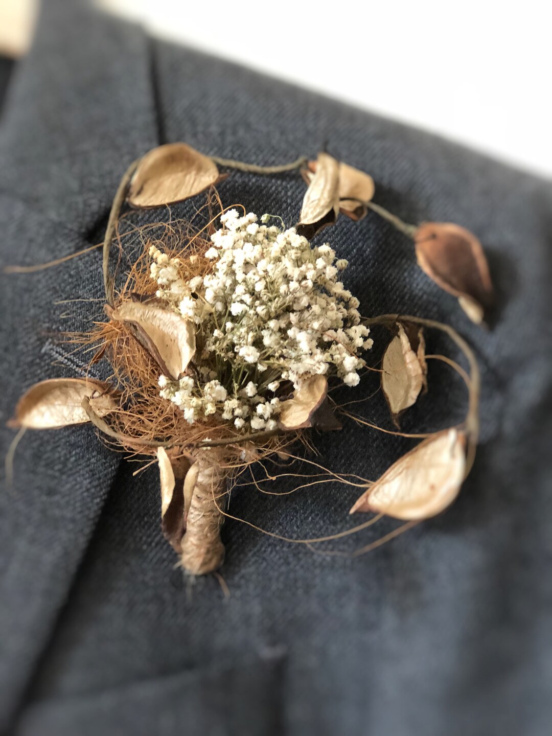 Rustic Boutonnière- Rustic Wedding-groom-best Man-wedding-wedding ...
