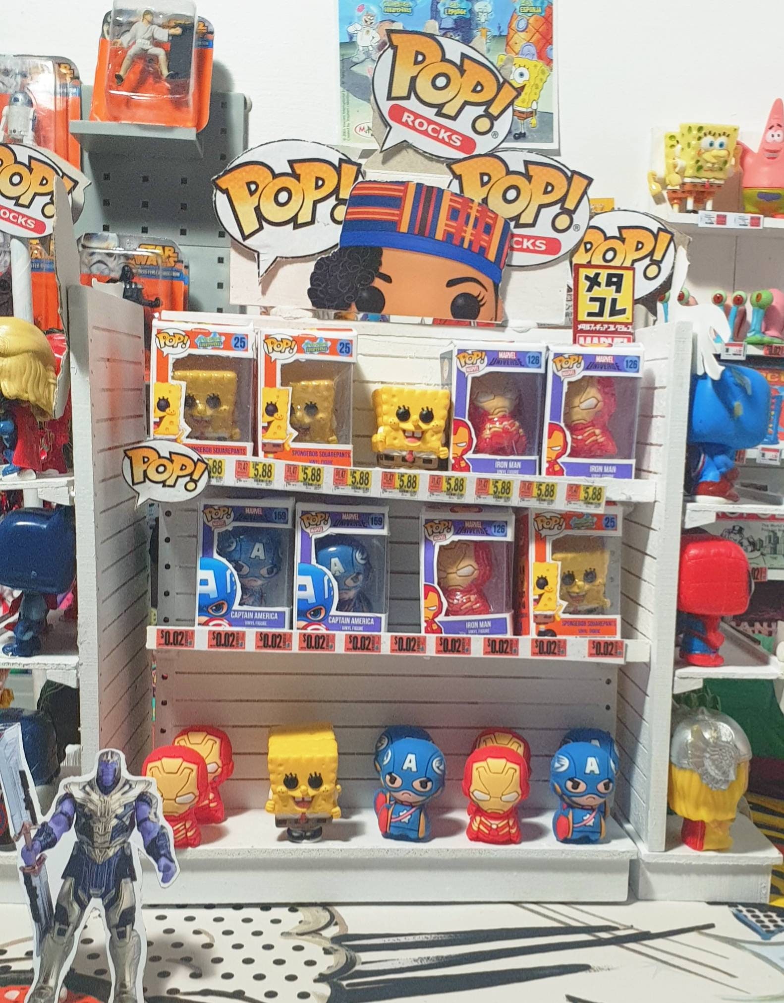 Funko Pop Doll House Miniature-mini's Toys 1/6 Scale - Etsy