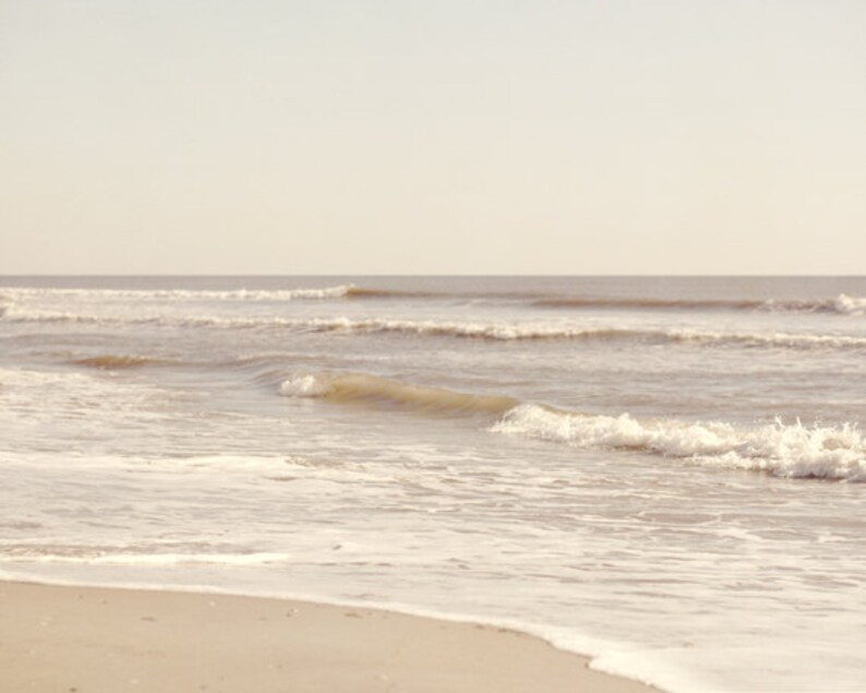 Neutral Wall Art Coastal Ocean Photo Beach Print Set of 3 - Etsy