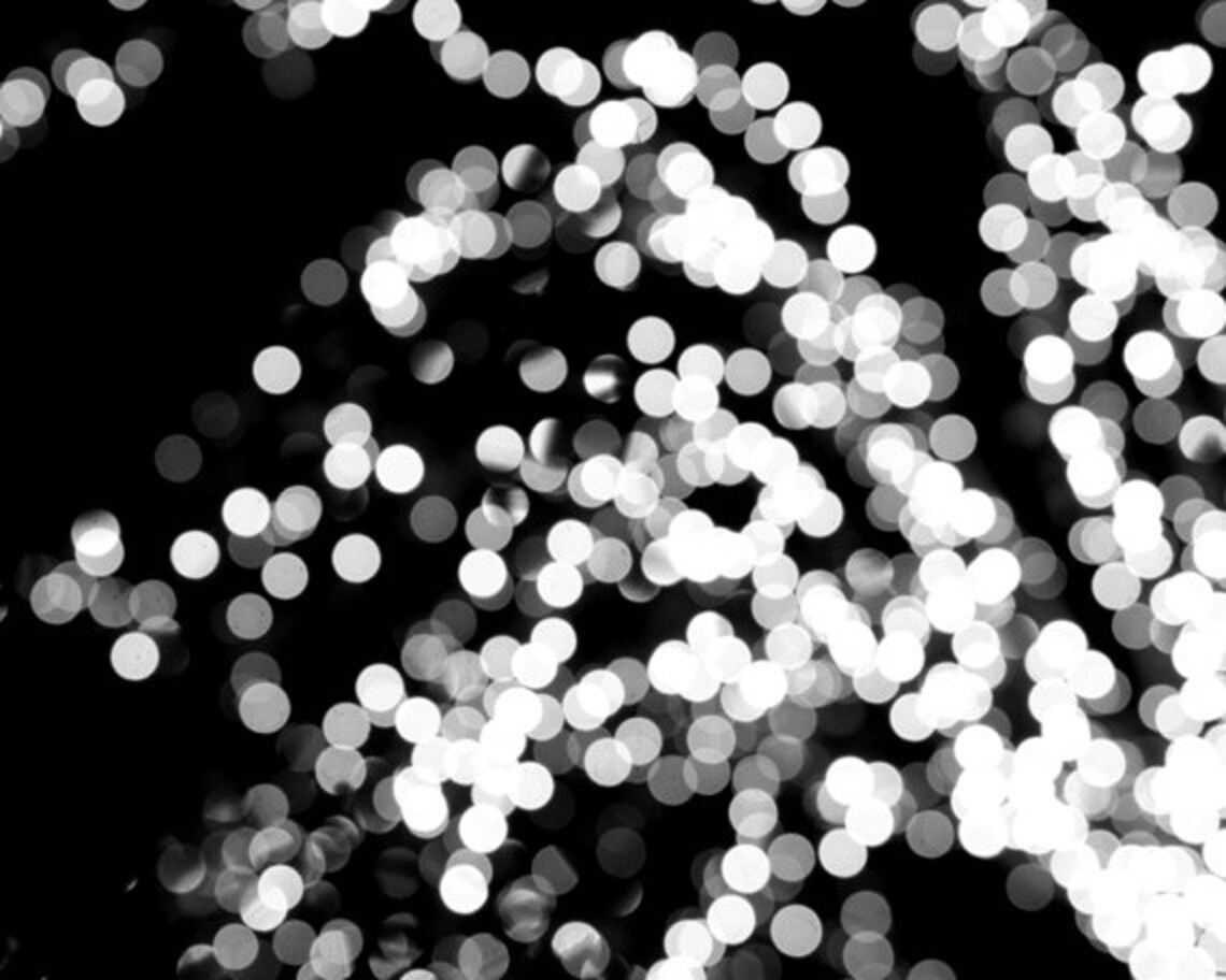 Black & White Abstract Light Photography Twinkle Sparkles | Etsy