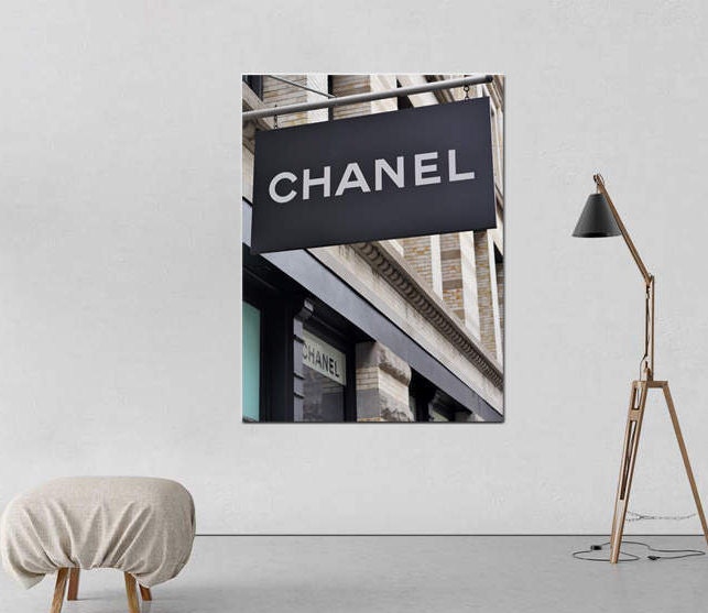 Chanel decor Chanel art print or Chanel canvas art Coco | Etsy