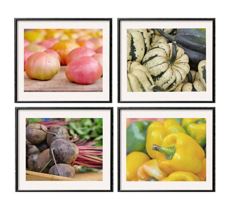 Vegetable Prints Kitchen Pictures Kitchen Decor Kitchen - Etsy